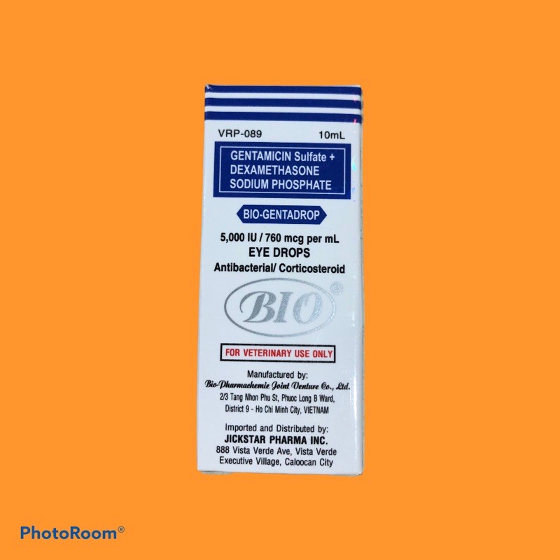 BIO-GENTADROP ANTIBACTERIAL EYE DROPS | Shopee Philippines