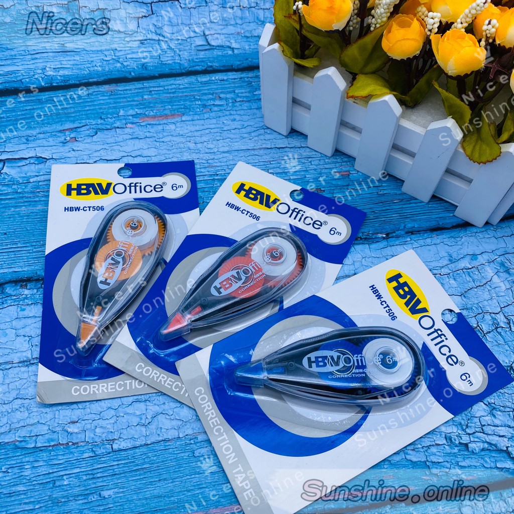 HBW-CT506 HBW Correction Tape 5mm*6M | Shopee Philippines