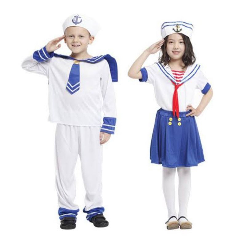 Career Costume Seaman/Sailor For Kids(ActualPhoto,Posted) | Shopee ...