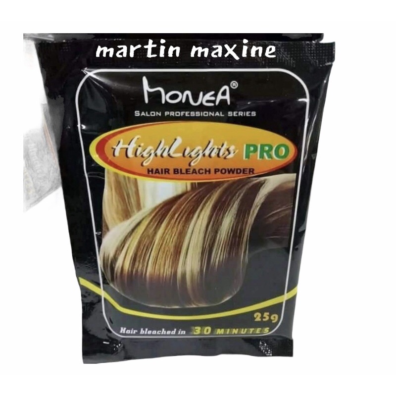 MONEA HIGHLIGHTS PRO ( HAIR BLEACHING POWDER ) | Shopee Philippines
