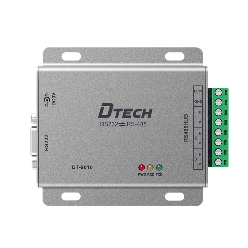 DTECH rs485 hub 3-Port RS232 To rs485 Splitter 3-Channel Industrial Grade 485 rs485 Two-Way ...