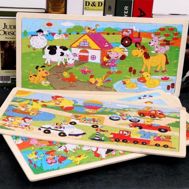 Hot Jigsaw Puzzle Toy 96 Pieces Random Delivery Shopee Philippines