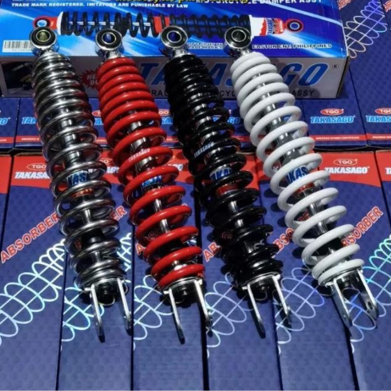TAKASAGO REAR SHOCK 300MM FOR MIO SPORTY/AMORE/SOUL/SOULTY/MIO I 125/FINO/BEAT/CLICK - PER PC ...