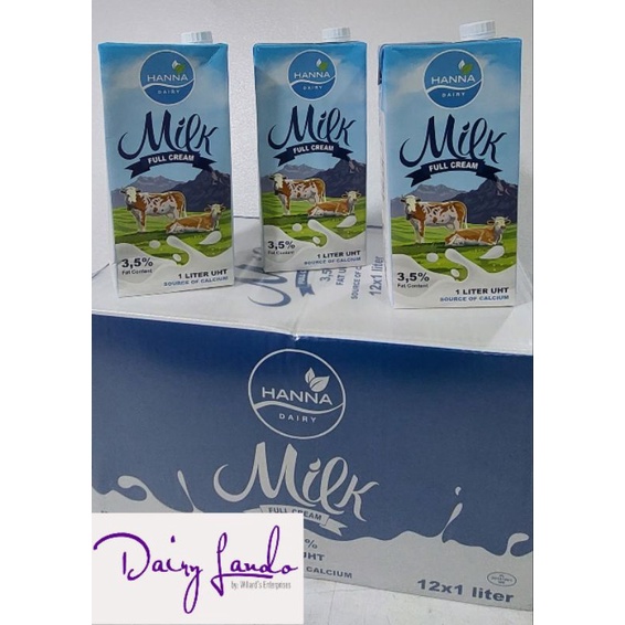 Hanna Full Cream Milk Shopee Philippines
