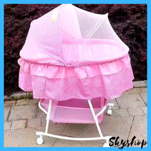 SKYSHOP Multi Function Baby Cradle Bed Crib And Rocker | Shopee Philippines