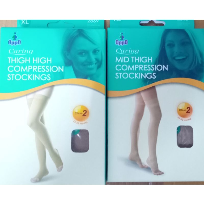 Oppo Mid Thigh/Thigh High Compression Stockings (M, L, XL) | Shopee ...