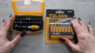 Tolsen 32pcs Screwdriver Bit Set (1/4") 20370 | Shopee Philippines