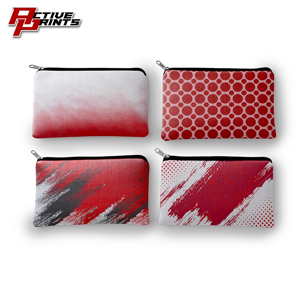Coin Pouch Abstract Red Design | Shopee Philippines