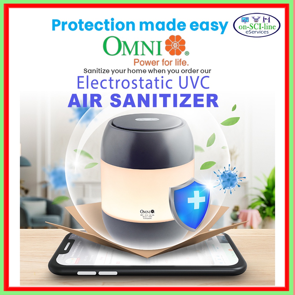 OMNI Electrostatic UVC Air Sanitizer | Shopee Philippines