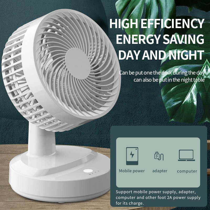 Kaisa Villa electric fan portable mini fan USB charging desk table ...