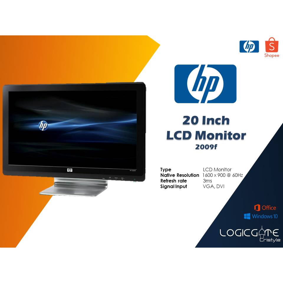 HP 20 Inch Led Monitor Assorted | Shopee Philippines