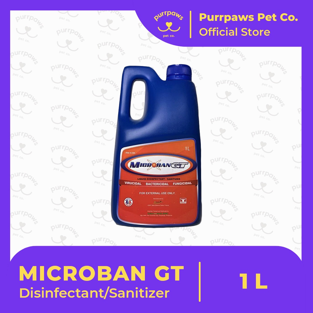 MICROBAN GT Disinfectant and Sanitizer (1 Liter) | Shopee Philippines