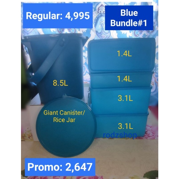 Tupperware Bundles ( Pak a Lot & pak n stor) | Shopee Philippines