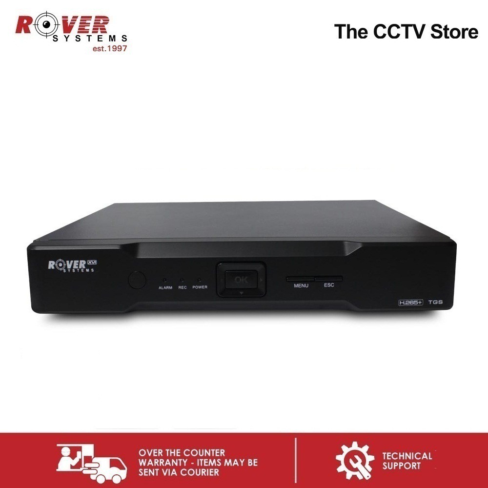 Rover Systems 5MP 8CH XVI 6in1 DVR 1 SATA Non-Real Time High Definition ...