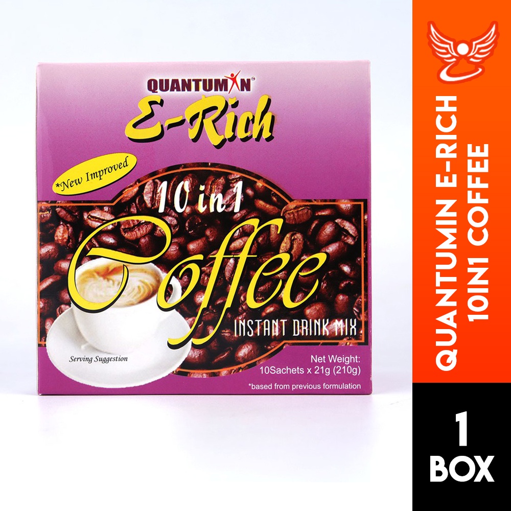 Quantumin E-rich 10in1 Coffee (10 Sachets) | Shopee Philippines