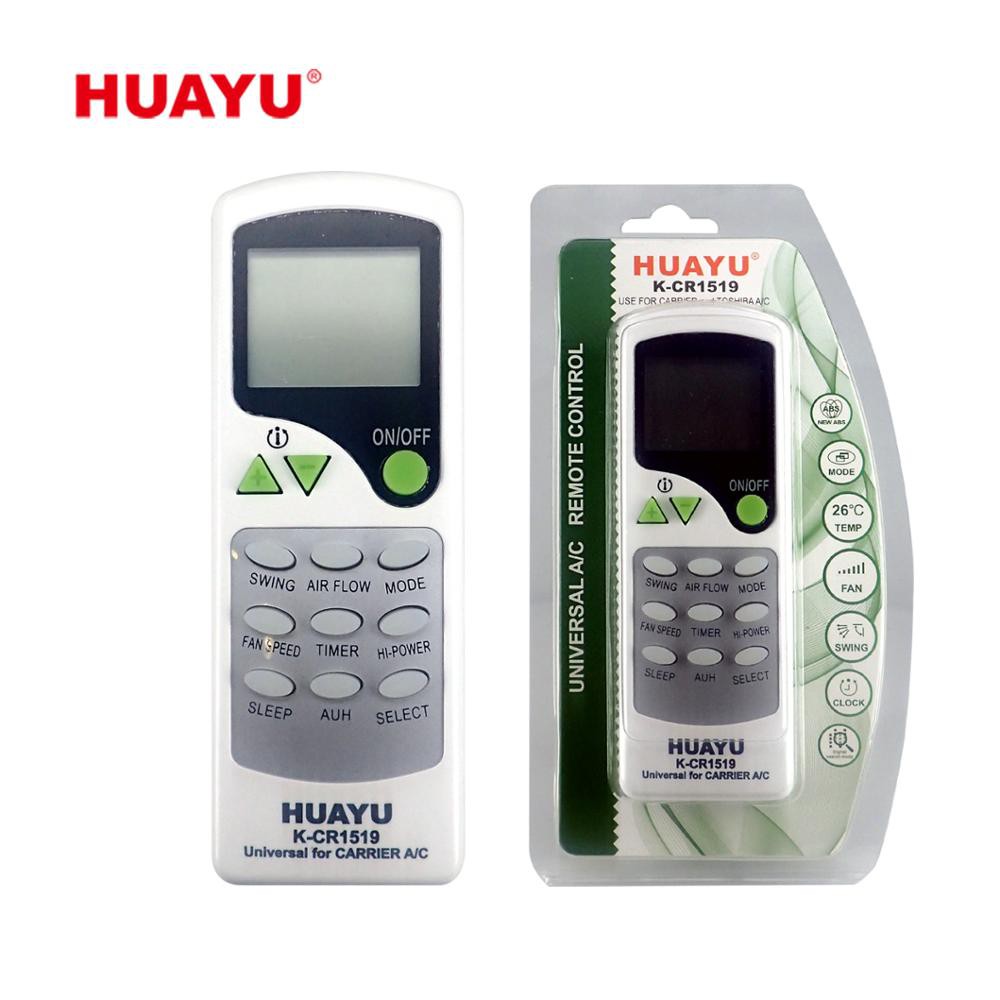BOSCA Huayu K-Cr1519 Universal AC Remote Control Use For Carrier Air ...