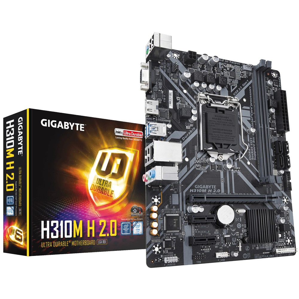 Gigabyte H310M-H 2.0 Motherboard (8th Gen,LGA1151,DDR4,mATX) | Shopee Philippines