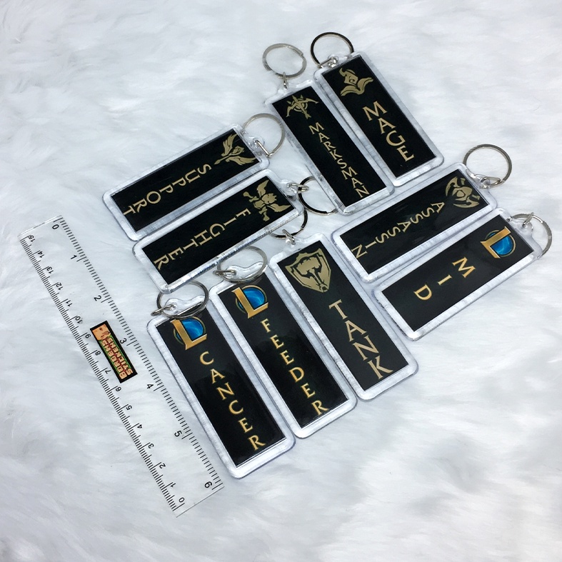Acrylic Keychain 』League of Legends Roles tank fighter support Anime ...