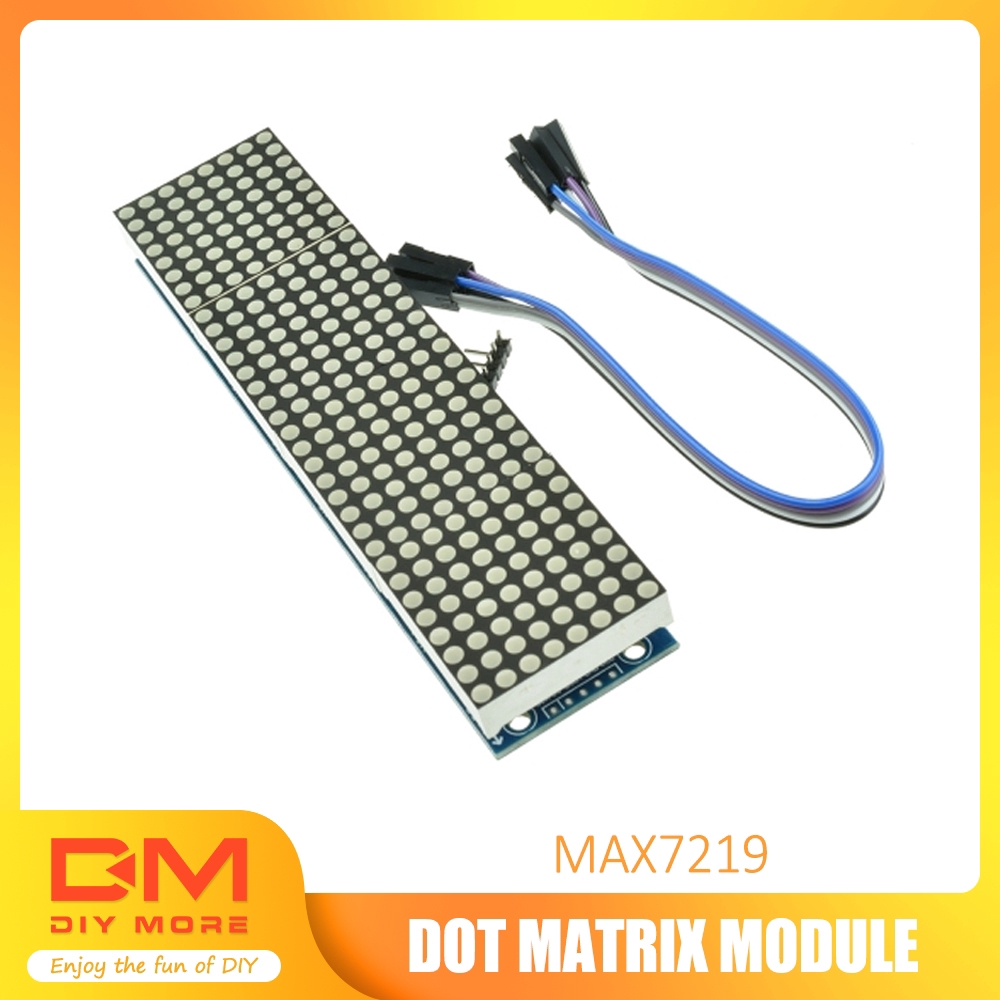 Diymore Max7219 Microcontroller 4 In One Display With 5p Line Dot Matrix Module Arduino Beecost