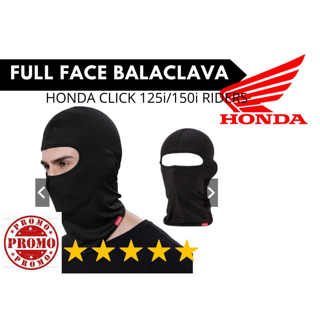 BALACLAVA FULL FACE MASK FOR HONDA CLICK 125i/150i / bandana motorcycle ...
