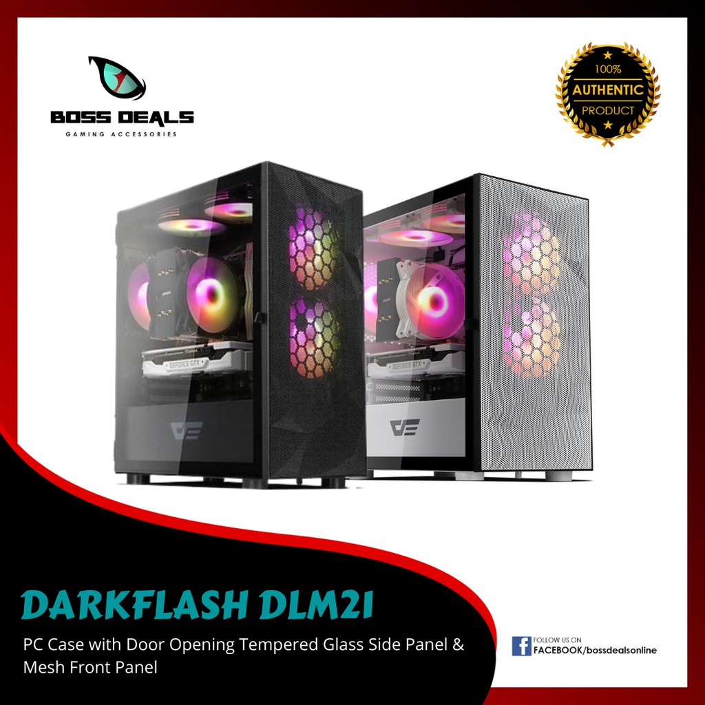 DARKFLASH DLM21 MESH MICRO ATX PC CASE | Shopee Philippines