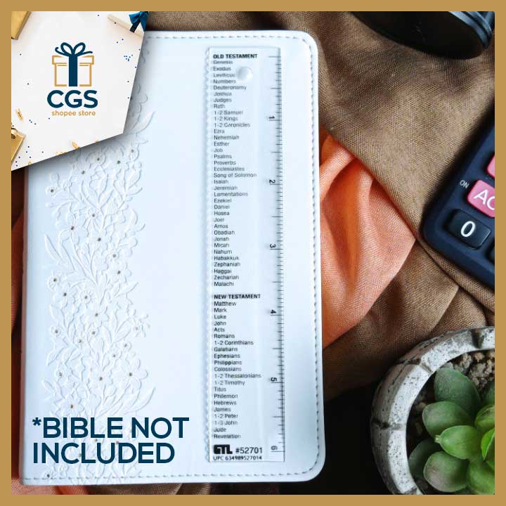 Bible Underline Ruler, Straight and Scalloped Edge, w/ "Books of the ...