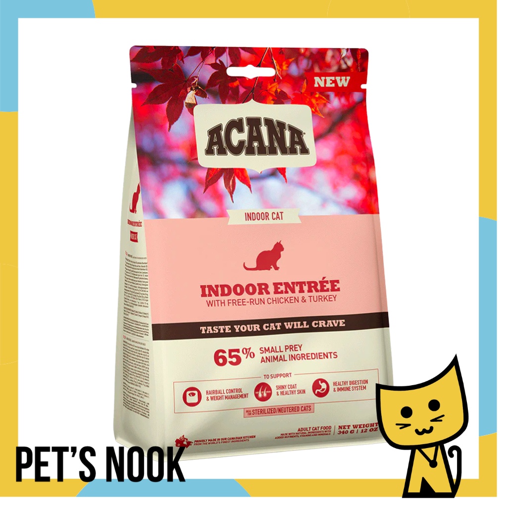 Acana Indoor Entree Dry Cat Food - 340g | Shopee Philippines