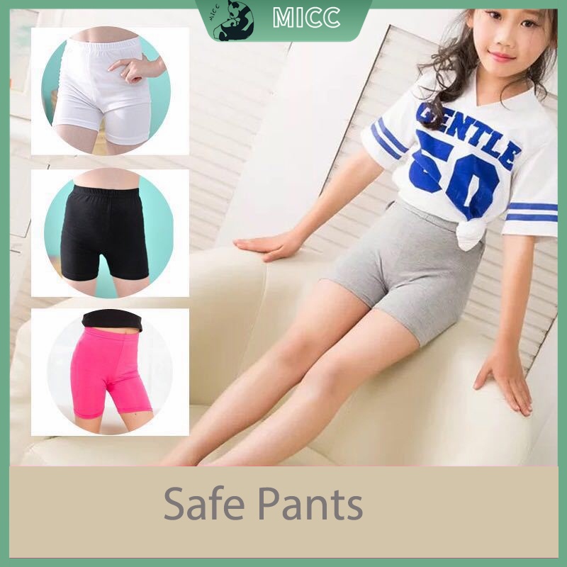 3-9Y Girl Kids Safety Pants Children Legging Tight Pants School Skirt ...