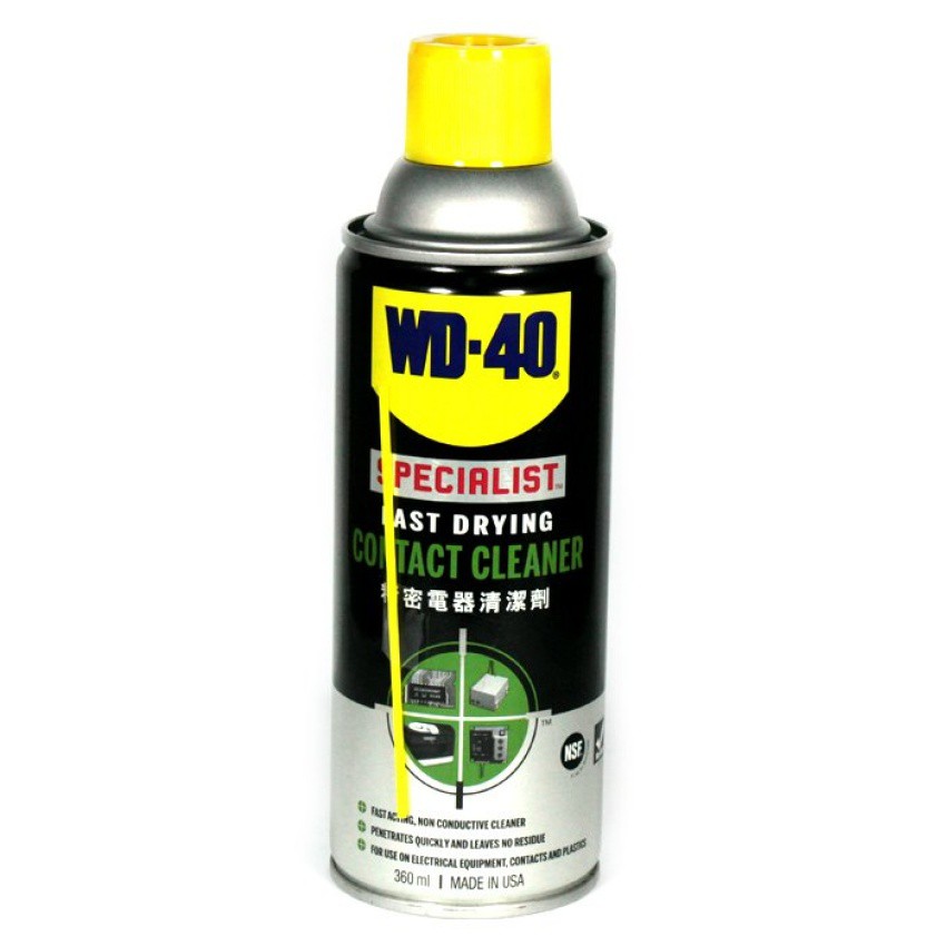 WD-40 Specialist Fast Drying Contact Cleaner 360mL | Shopee Philippines