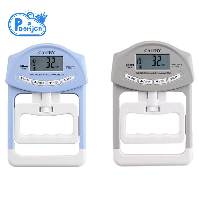 Grip Training Equipment Digital Hand Dynamometer Adjustable Electronic ...