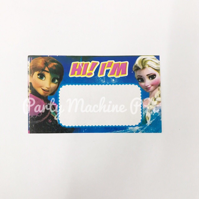 6pcs Frozen Party Name Tag | Shopee Philippines