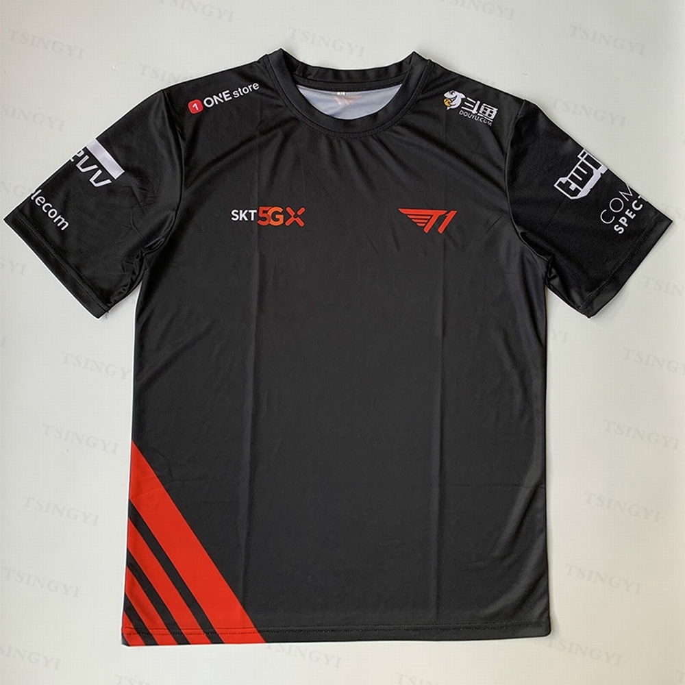 2022 LOL LCK SKT T1 Team Jersey Faker Keria Teddy Cuzz Canna Custom ...
