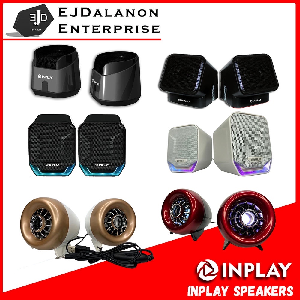 INPLAY Ms005 PC Speaker Black Red Computer presyo ₱254