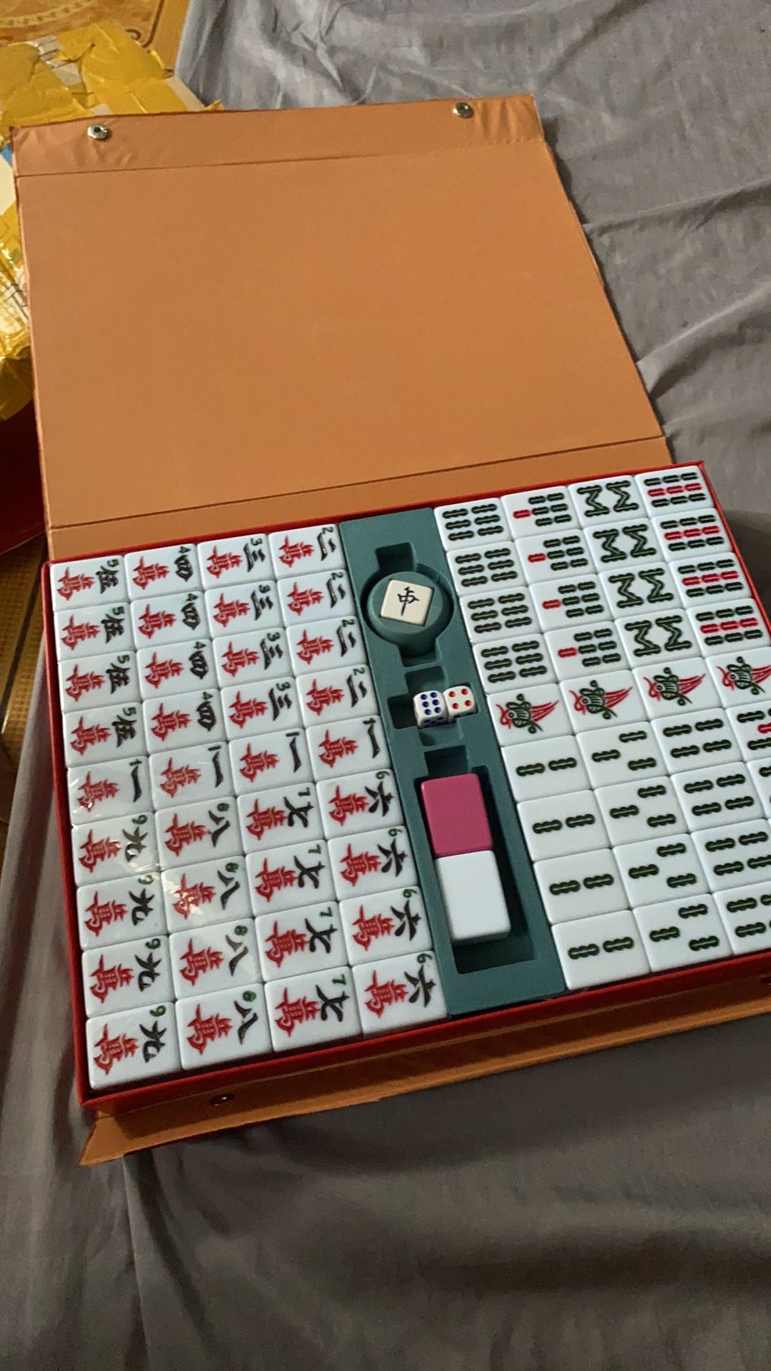 Mahjong Set Regular/ Standard Sized (Pink) | Shopee Philippines