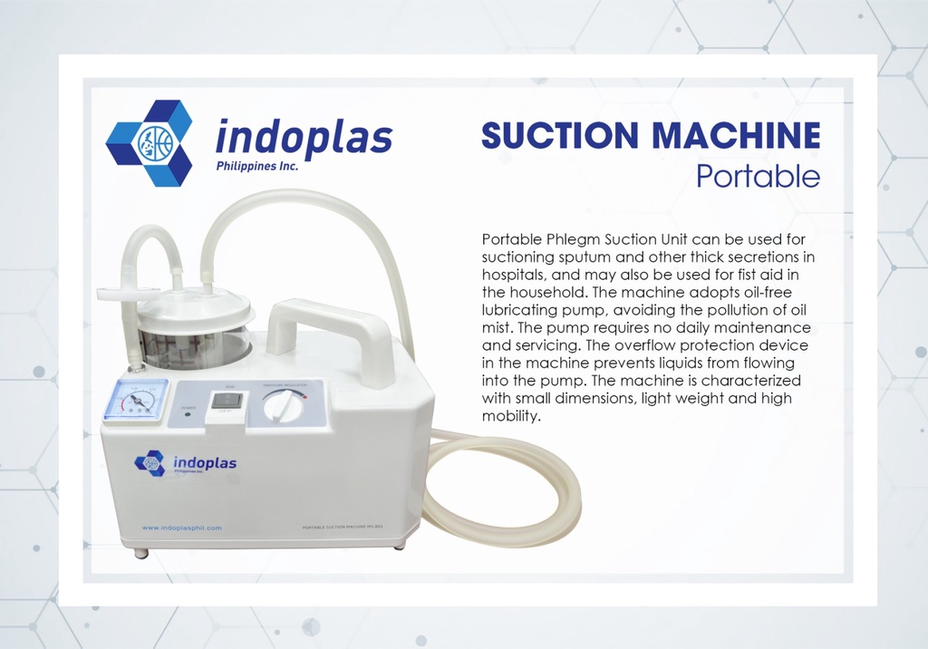 Indoplas Portable Suction Machine | Shopee Philippines
