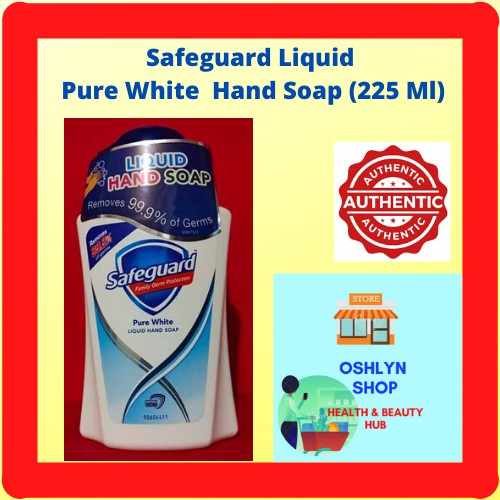 Safeguard Liquid Pure White Liquid Hand Soap (225 Ml) | Shopee Philippines