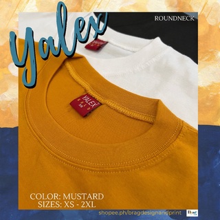 YALEX MUSTARD | ROUNDNECK | Red Label | Plain Shirt | Shopee Philippines