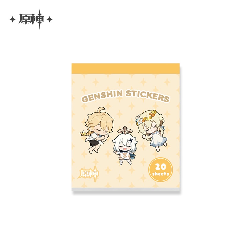 Official miHoYo Genshin Impact Paimon's Paintings Sticker Set | Shopee ...