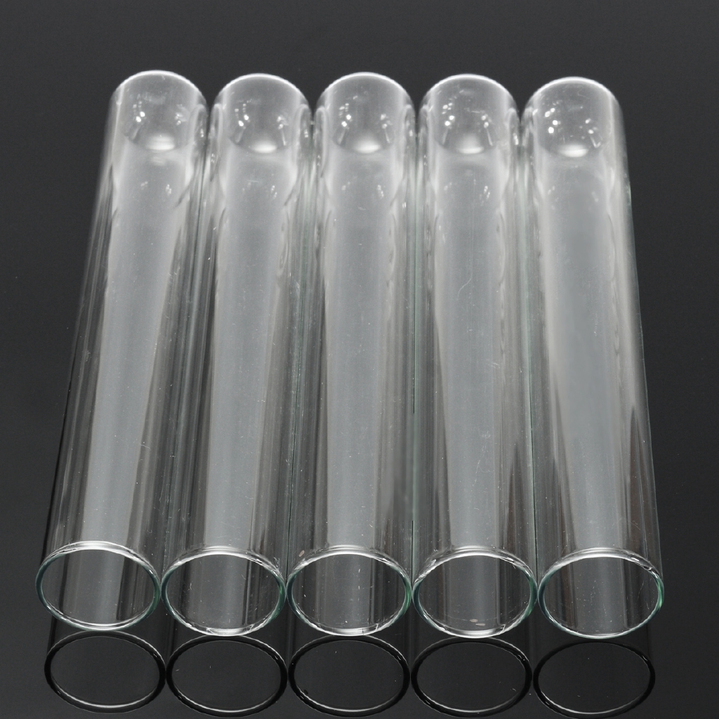 Pyrex Glass Test Tubes Round Bottom Cylinder Ria Lab Pyrex Chemical