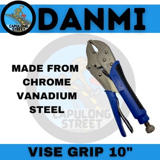 Capulong Street Danmi Vise Grip Rubber 10 Inches CR-V With Rubberized ...