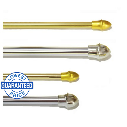 Retractable Curtain Rods 1, 2 or 3 Mtr | Shopee Philippines