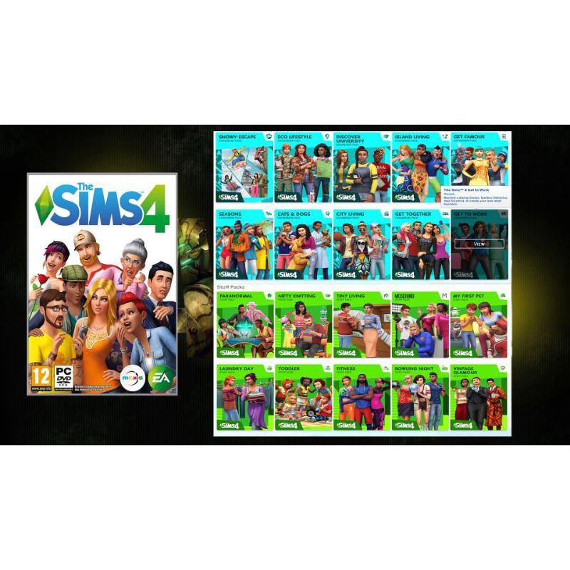 Game pad The Sims 4 Complete Collection Pc Game Disc Installer | BeeCost