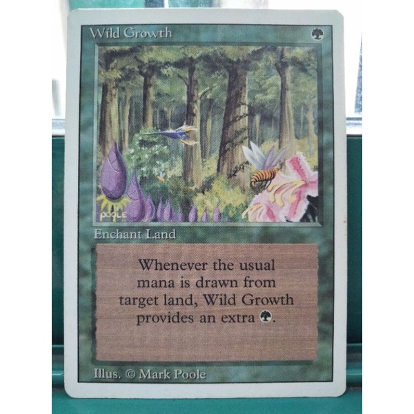 Magic: The Gathering(MTG) Card Wild Growth Mix Expansions | Shopee ...