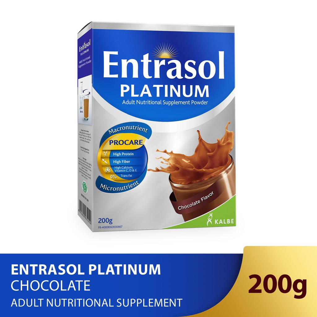 Entrasol Platinum Chocolate 200g | Shopee Philippines