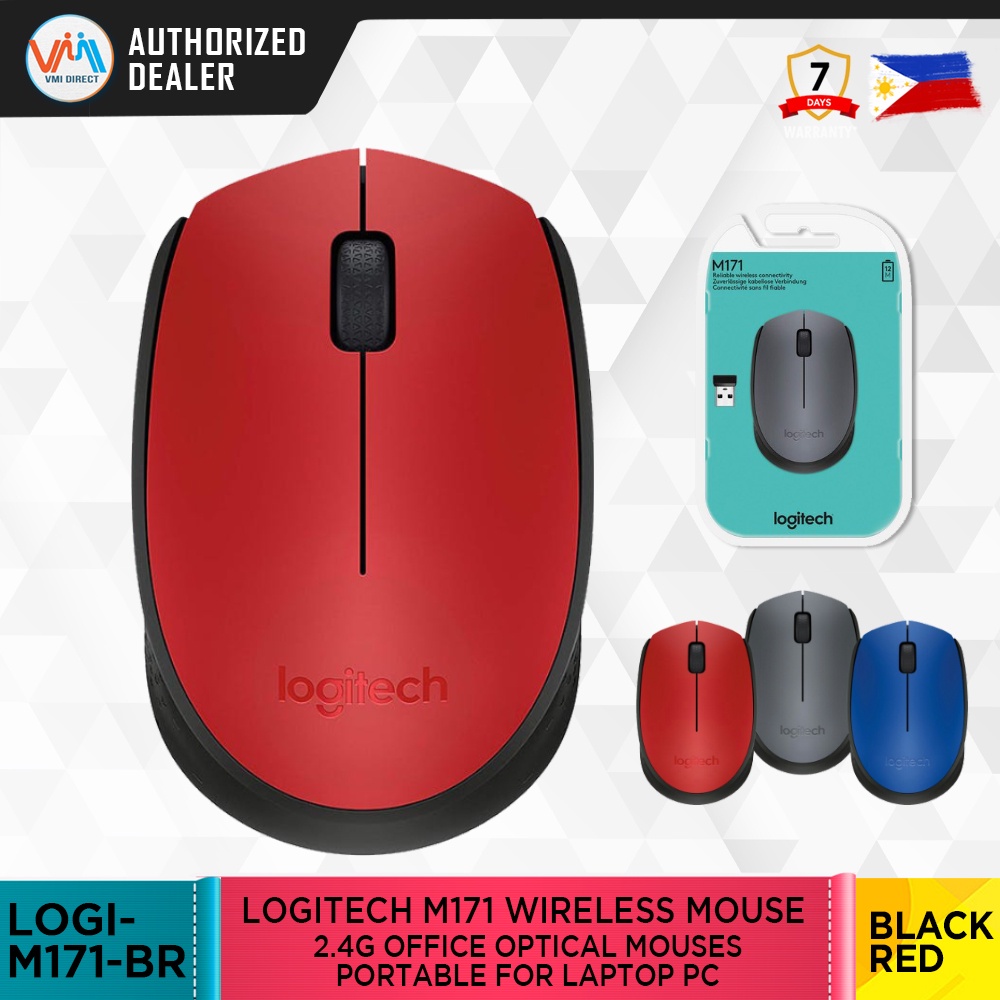 Logitech M171 Wireless Mouse 2.4G Office Optical Mouses Portable For ...