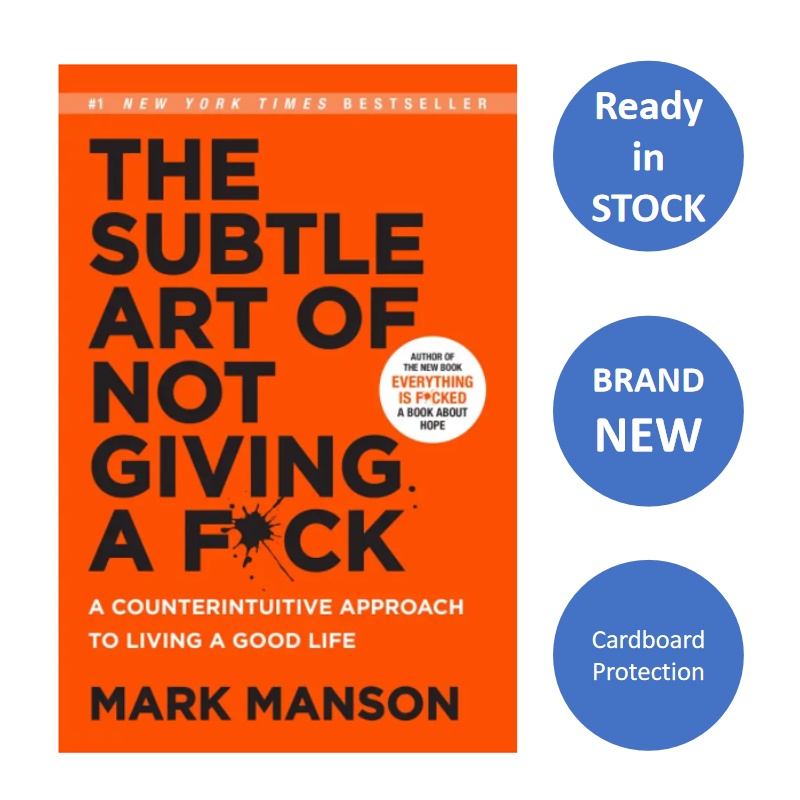 Mark Manson The Subtle Art of Not Giving a F*ck English Version ...