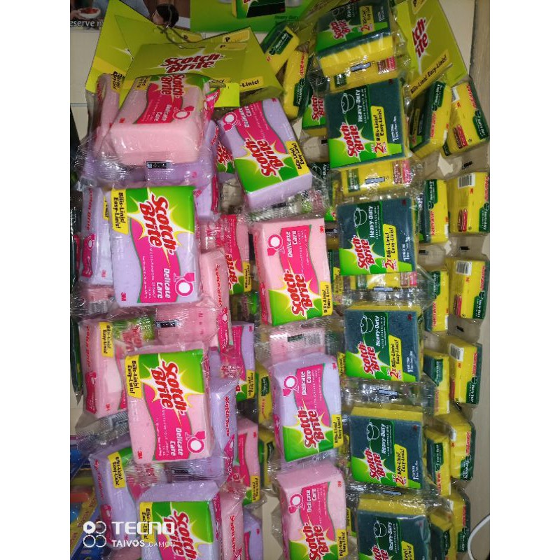 Scotch Brite ORIGINAL (Sponge with scouring pad and foam) 12pcs ...