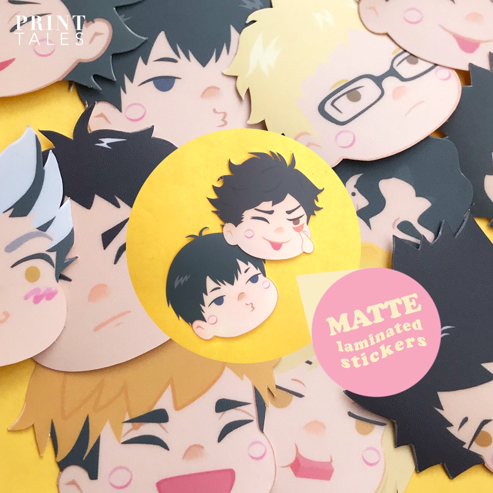 Haikyuu Stickers (Waterproof) | Kageyama Oikawa Bokuto Kenma and More ...