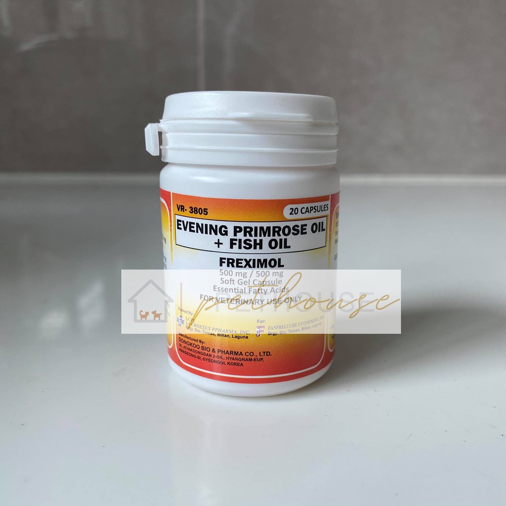 Freximol - Evening Primrose Oil + Fish Oil (20 Capsules) | Shopee ...