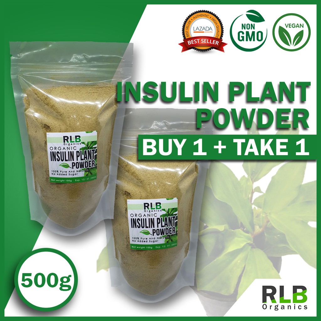 Buy 1 Take 1 - 100 grams 100% Pure Natural Insulin Plant Powder - For ...
